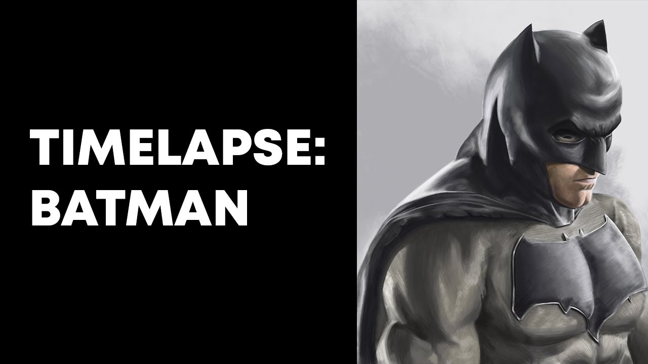 Digital Painting Timelapse: Batman
