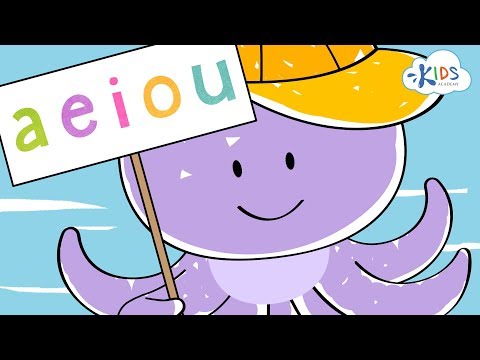 Long and Short Vowels for Kids: A E I O U | Learn English Grammar Kids Academy