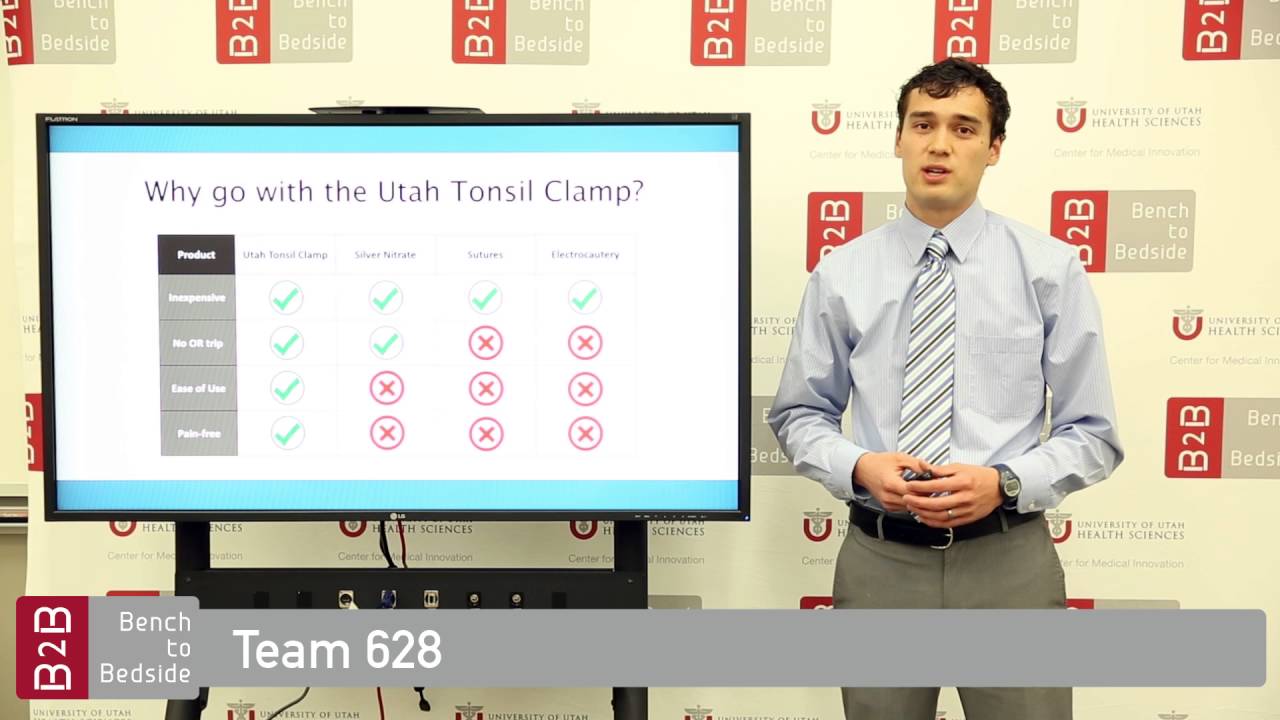 B2B Team 628   Utah Tonsil Clamp