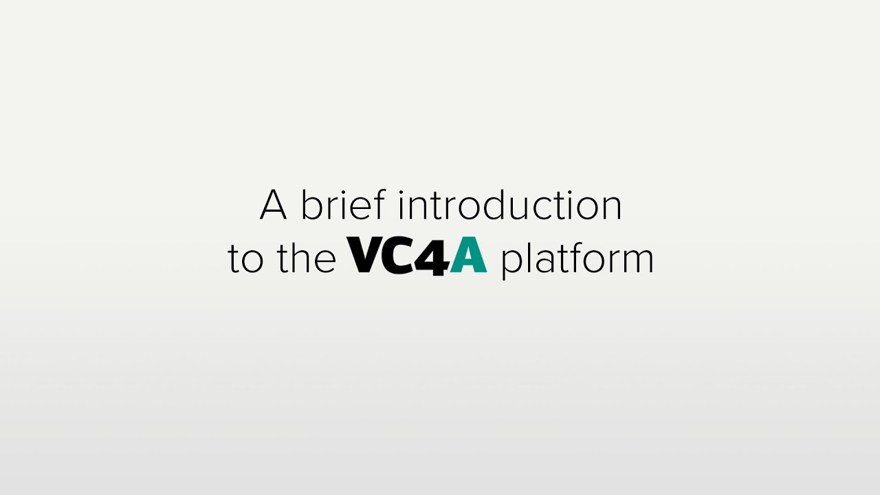 VC4A tools explained – VC4A