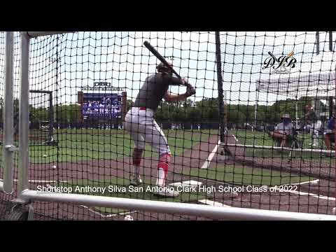Shortstop Anthony Silva San Antonio Clark High School Class of 2022