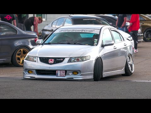 Tuner cars leaving a Carshow | Keep It Simple 2025