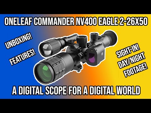 Commander NV400 4-52X 4K Digital Day/Night Vision Riflescope | OneLeaf.ai