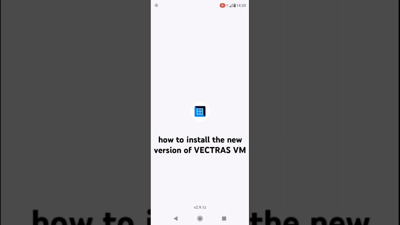 How to install VECTRAS VM app #short