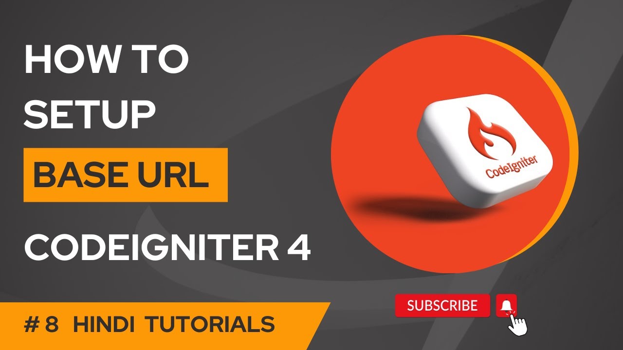 SETUP  BASE URL in Codeigniter 4