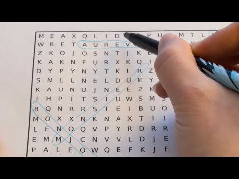 Word Search ASMR - Learn French Vocabulary 📚