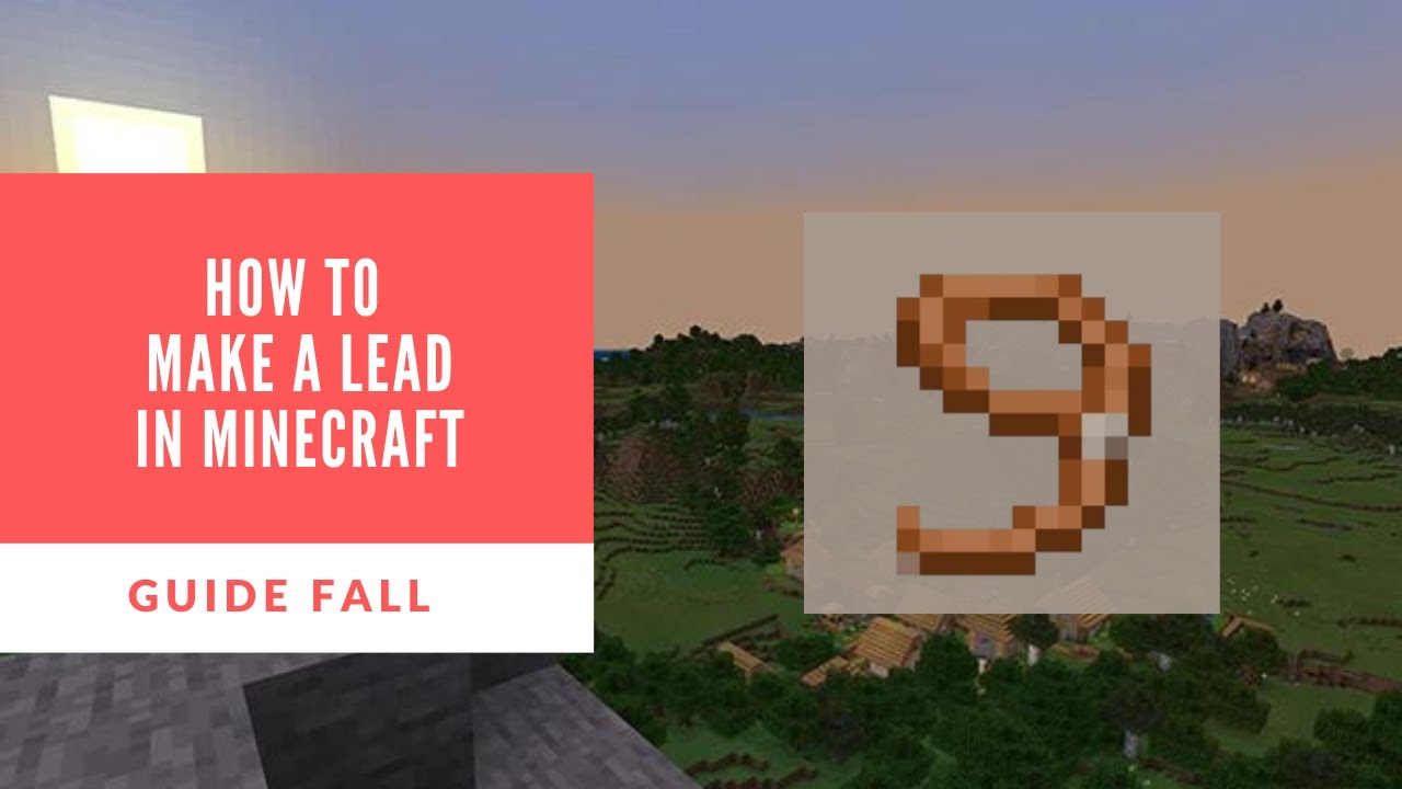 How to Make a Leash in Minecraft
