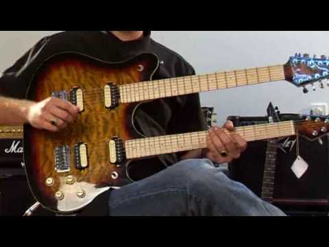 OLP MM612 Double Neck Electric Guitar w/OLP Gig Bag | Reverb