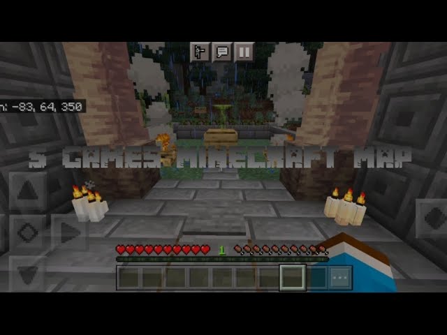 5 Games and 5 Levels Minecraft Map