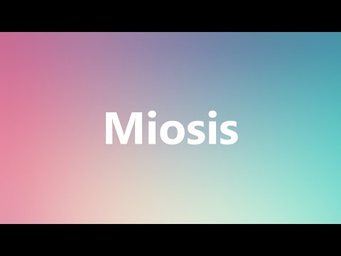 Miosis - Medical Definition and Pronunciation
