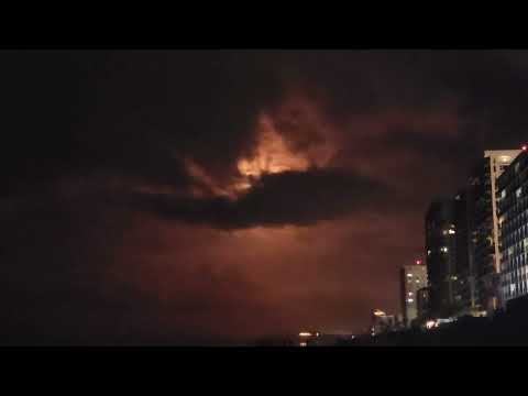 People Gather to Watch SpaceX Crew-3 Launch From Daytona Beach Shores