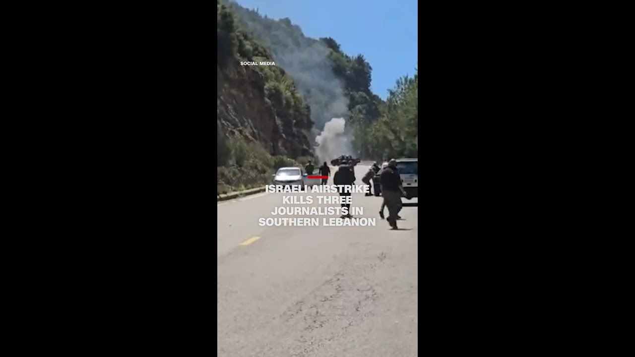 Israeli airstrike kills three journalists in southern Lebanon