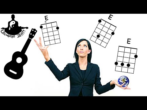 How to Make the E Major Chord Easy || Ukulele Lesson