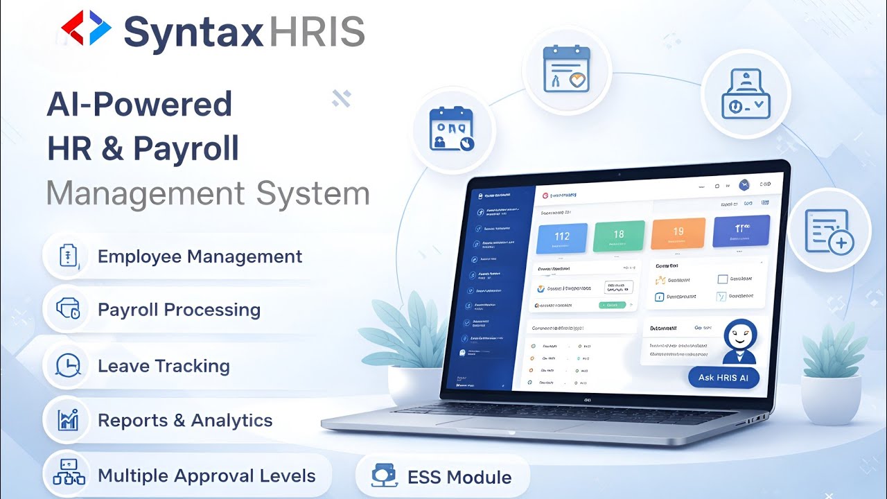 Payroll + HRIS System Source Code (.NET & SQL) with AI Assistant