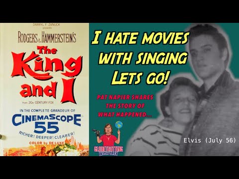 Elvis odiaba las películas con el canto y dejó un teatro en Biloxi, Ms en 1956... ¡Pat Napier e...