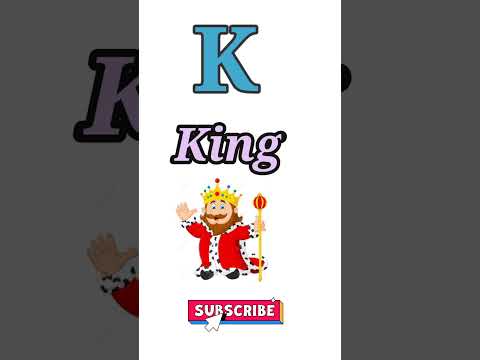 K Letter Words | Letter K | K Letter | Alphabet