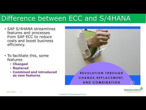 03-03 – SAP ECC vs S/4HANA – SAP S/4HANA PP MM Course with Demo