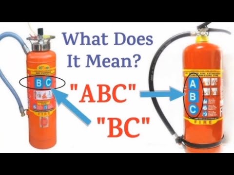What Does it Mean in, ABC & BC Extinguishes | Different in ABC & BC Fire Extinguishers 🧯@SREANDSS