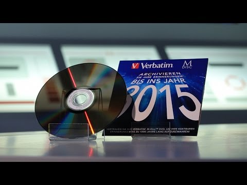 M-Disc: Diese DVD hält 1.000 Jahre