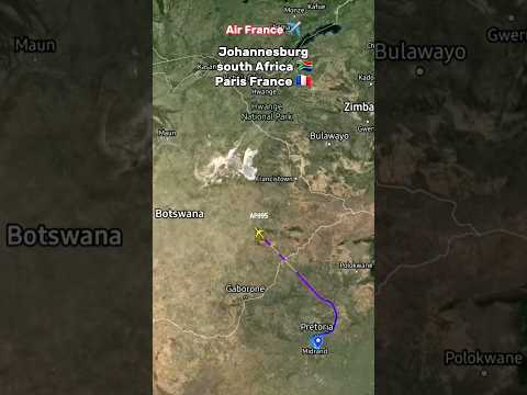 Johannesburg south Africa 🇿🇦 to Paris France 🇫🇷 flight duration 10h57m air France ✈️