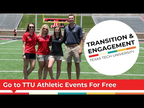 Go to TTU Athletic Events For Free | Red Raider Orientation | Texas Tech Transition & Engagement