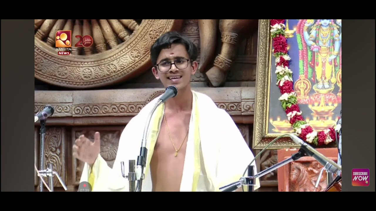 Bharath Satheesan singing Venkatachala nilayam - Sindhubhairavi Ragam in Chembai Sangeethotsavam2025