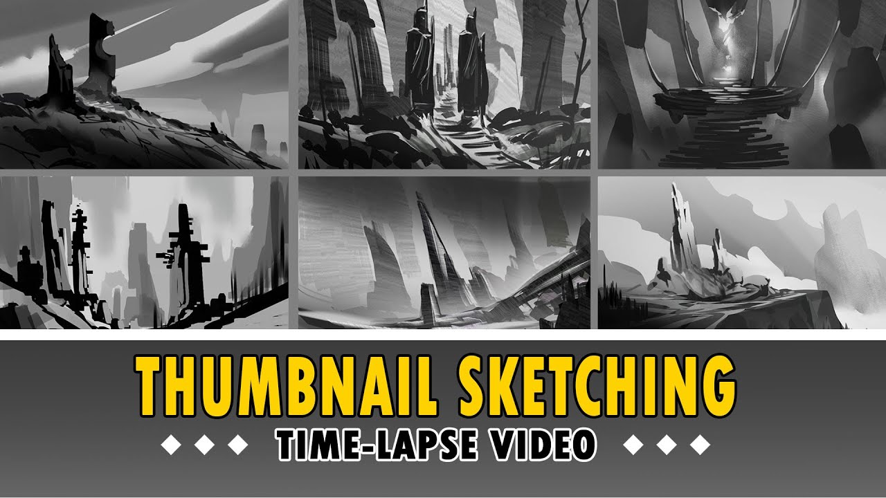 ENVIRONMENT DESIGN-- Thumbnail Sketching