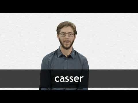 English Translation of “CASSER” | Collins French-English Dictionary