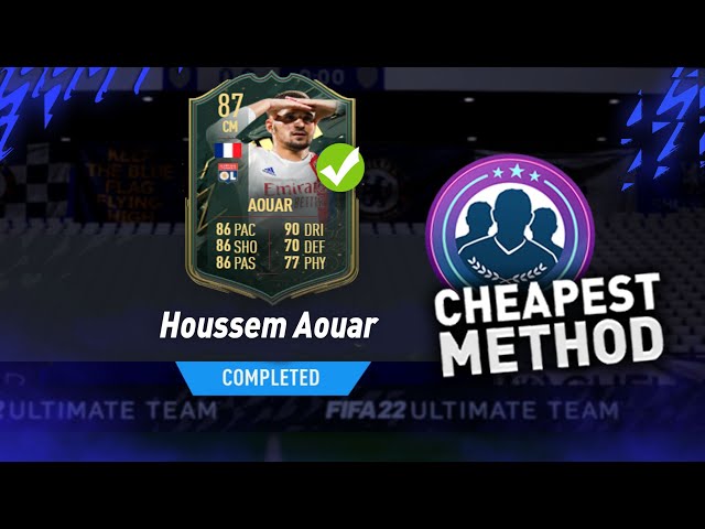 FIFA 22 Ultimate Team SBC: How to get Winter Wildcards Houssem Aouar player item in FUT 22