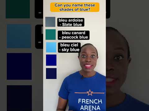 Can you name these shades of blue in French? π΅π¦ππ #learnfrench #frenchvocabulary #youtubeshorts