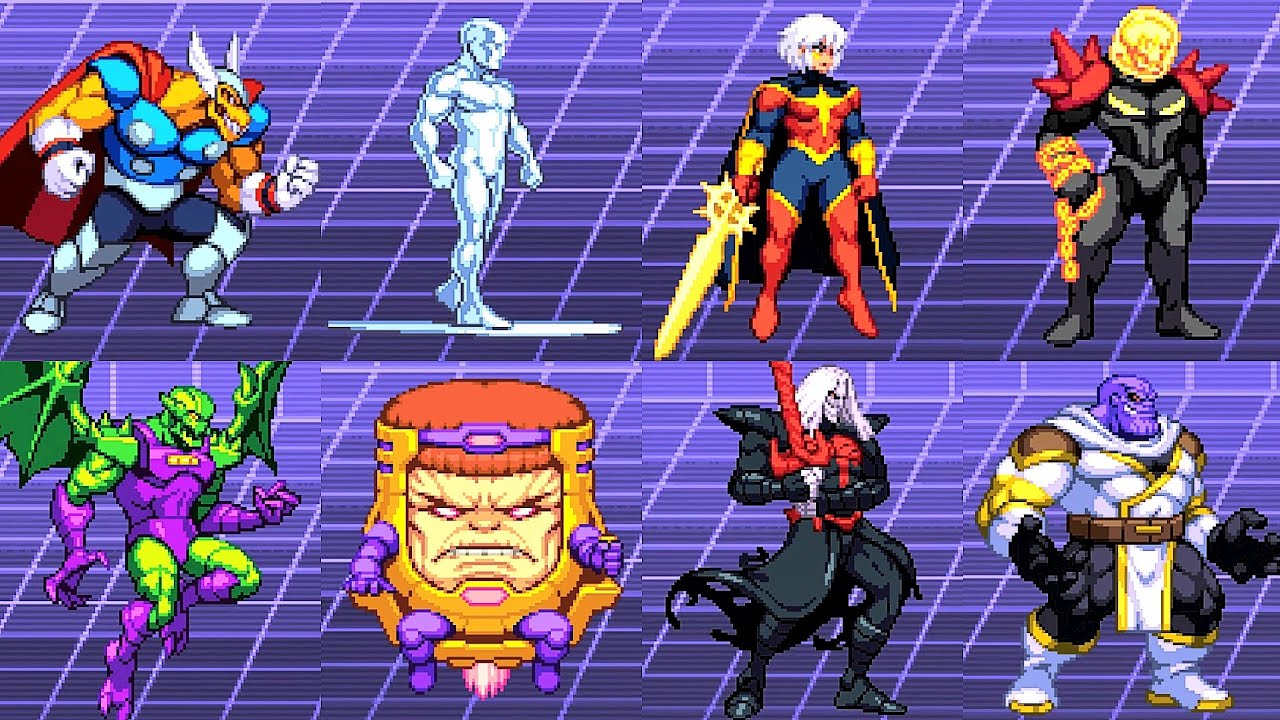 Marvel Cosmic Invasion - All Characters & Enemies | Corps Files 100%