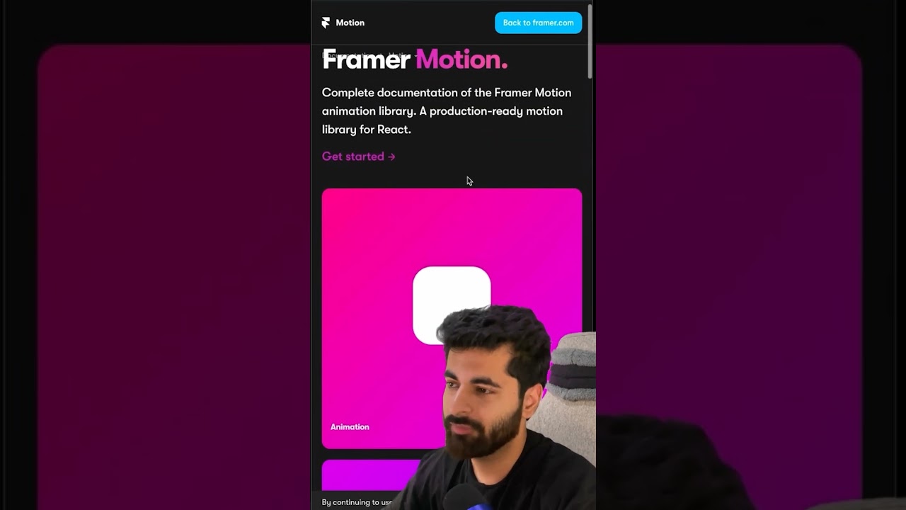Framer motion in react. #coding #programming #framermotion #react #nextjs #ezsnippet