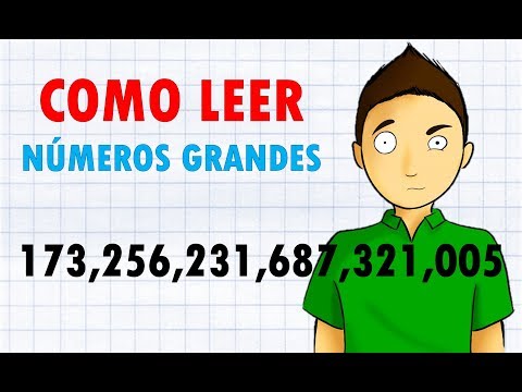 COMO LEER NÚMEROS MUY GRANDES Super Fácil