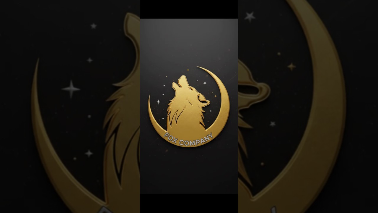 Fox logo design tutorial using Adobe illustrator #shots #ytshorts #fox