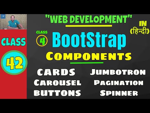 Learn Learn Bootstrap Components || Alert Buttons Cards Carousel DropDowns Jumbotron Pagination ...