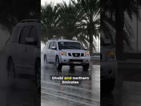 UAE Weather: Heavy Rain and Thunder Strike Dubai, Abu Dhabi, Northern Emirates #uae