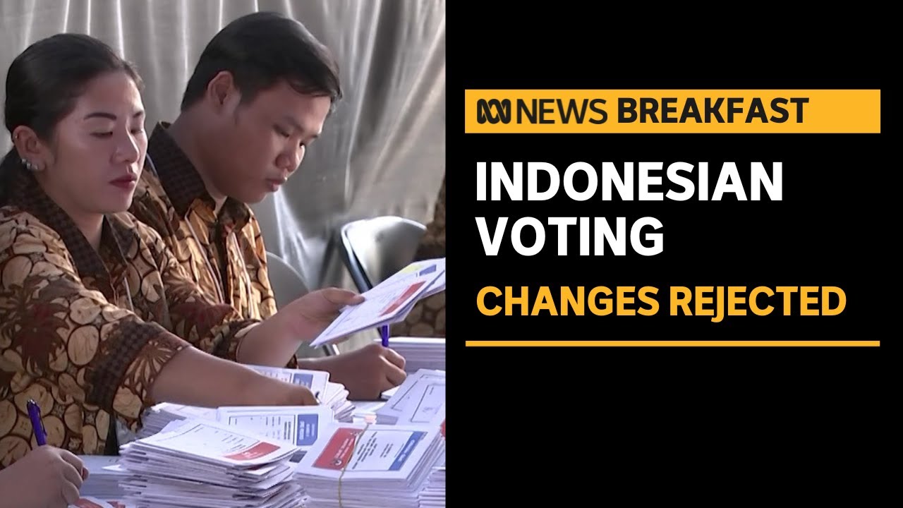 Indonesian court rejects push to change election laws | ABC News