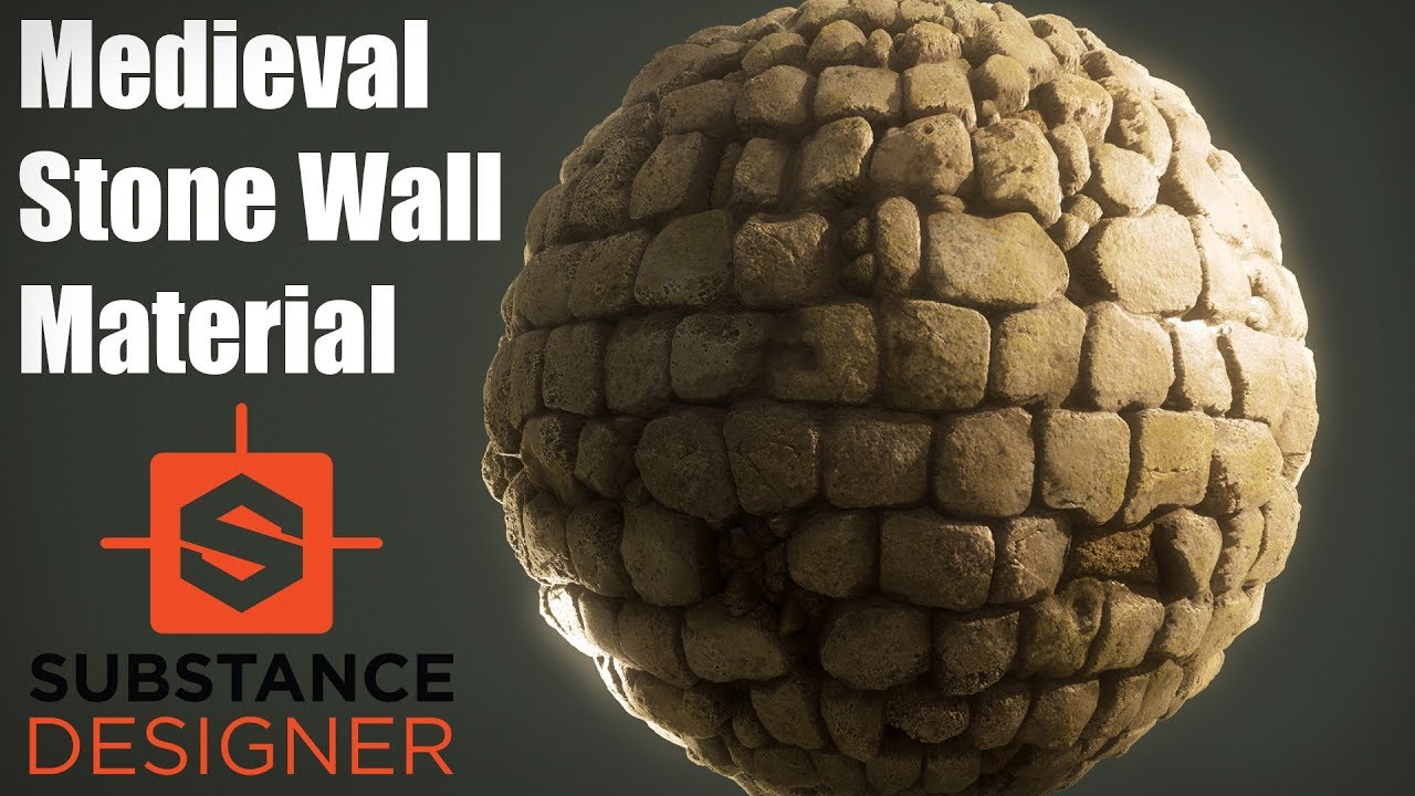 Substance Designer - Medieval Stone Wall
