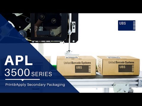 APL 3500 Series | Automatic Print & Apply Systems to identification of the secondary packaging | UBS