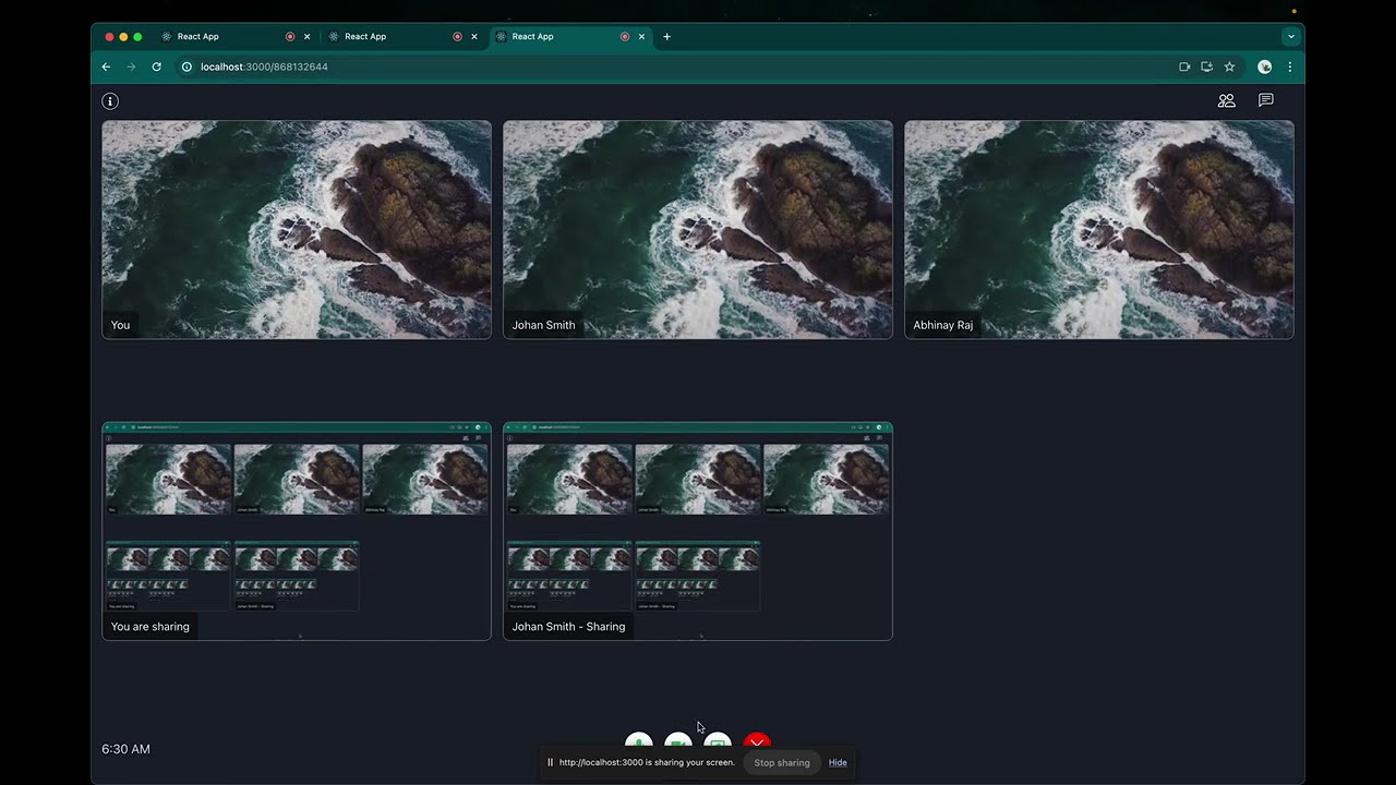 GitHub - abrajByte/React-WebRTC-MultiCamScreenShare: React-WebRTC-MultiCamScreenShare is an ...
