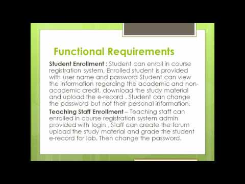 course registration system