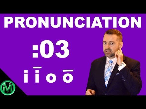 English Pronunciation: i I o O