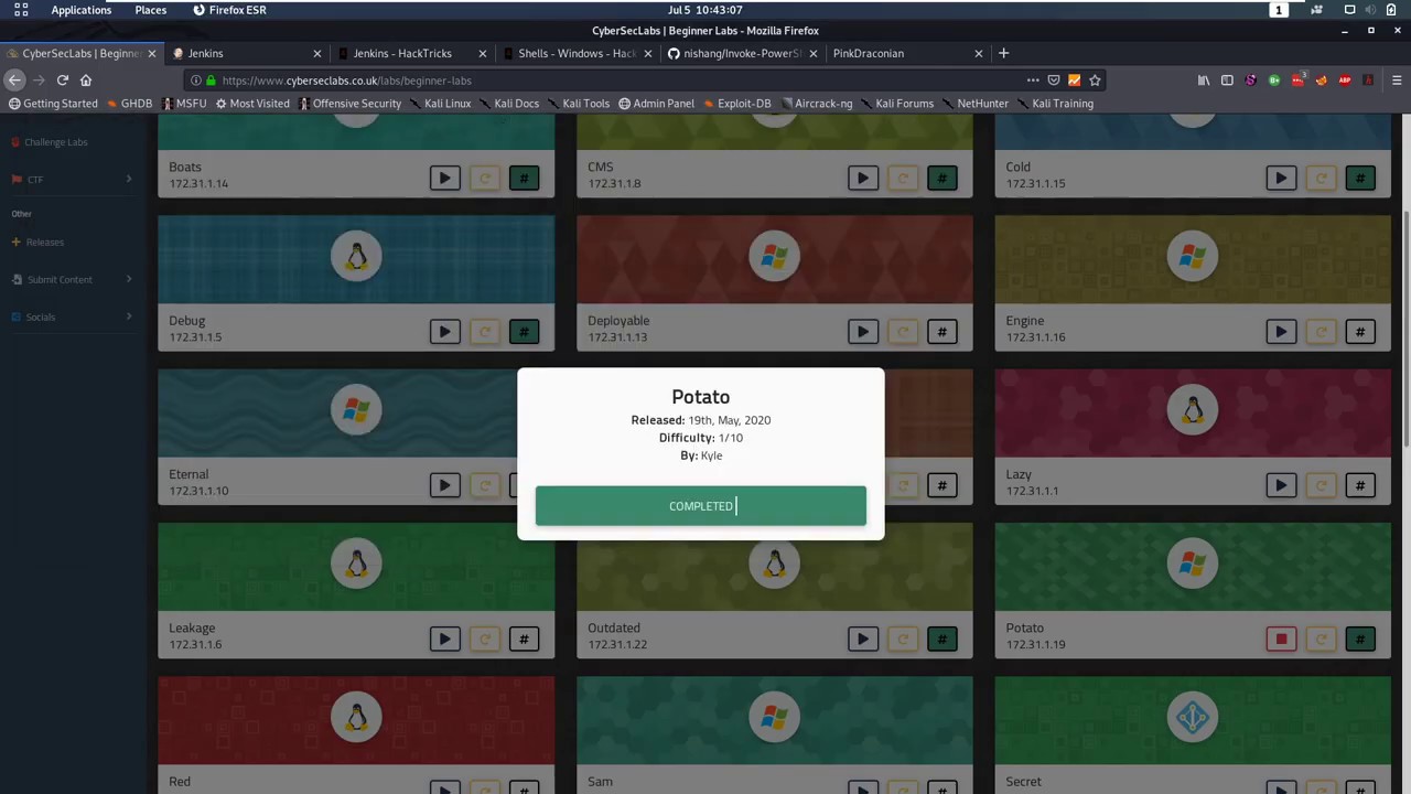 CyberSecLabs - Potato - Windows [Walkthrough]