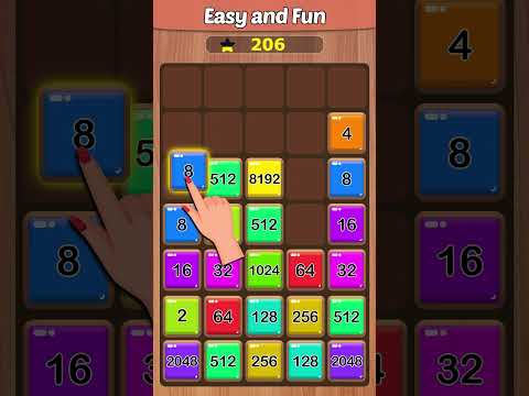 Match the Number - 2048 #game #numbersgame #numbergames #mobilegame #puzzlesolving #numberpuzzles