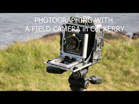 MEDIUM FORMAT FIELD CAMERA SET UP: Valentia Island Lighthouse, Co. Kerry, Ireland