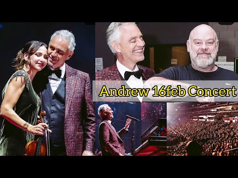 Andrea Bocelli 16 February sunrise concert with special guest in town 2025