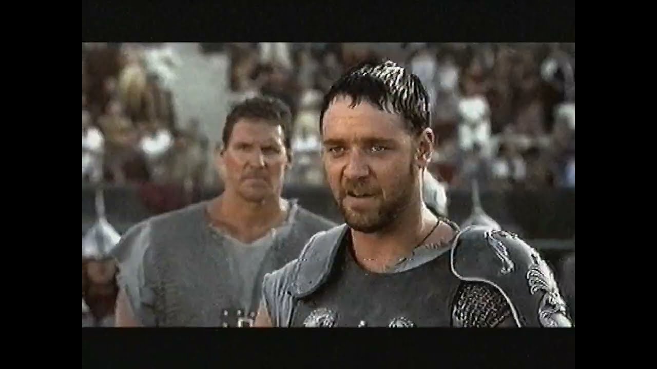 Gladiator (2000) UK Rental VHS Trailer (Russell Crowe, Joaquin Phoenix, Connie Nielsen)