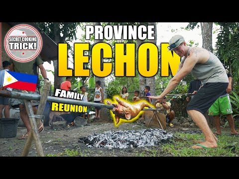 Foreigner First Province LECHON Experience With Filipino Family!