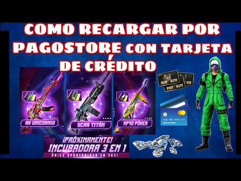 COMO RECARGAR DIAMANTES EN PAGOSTORE CON TARJETA DE CREDITO O DEBITO BIEN EXPLICADO