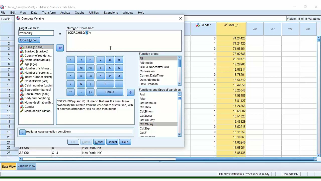 Testing assumptions for Binary Logistic Regression using SPSS